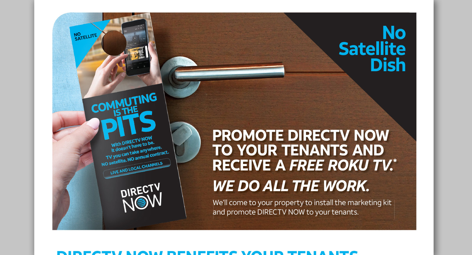 Cable Company Mailer for MDU Promotion - Morse Design