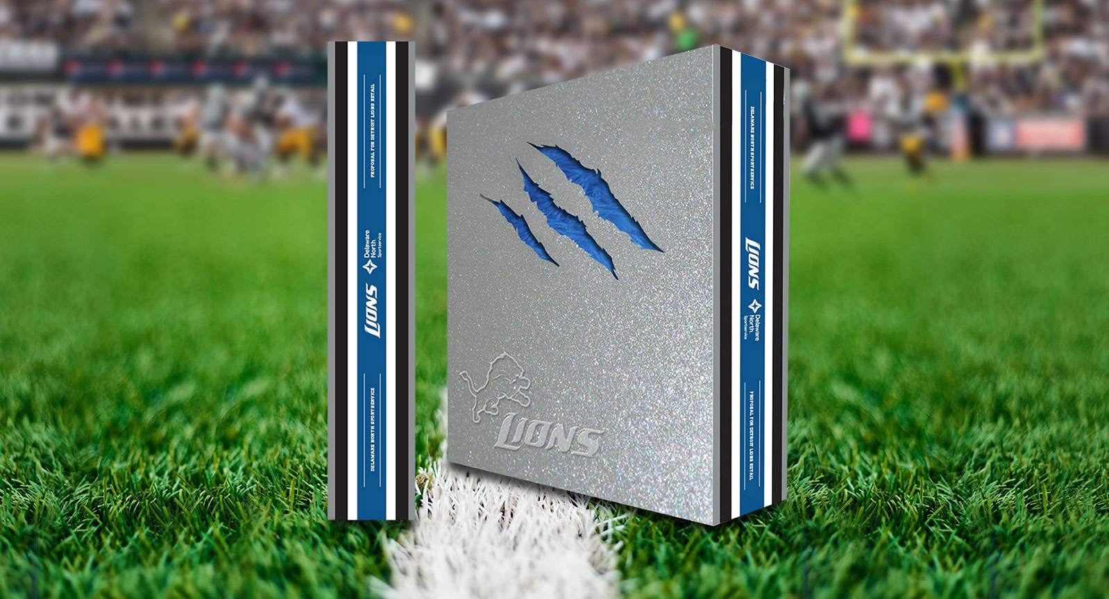 Diecut Box Packaging Design for Football Team Retail - Morse Design