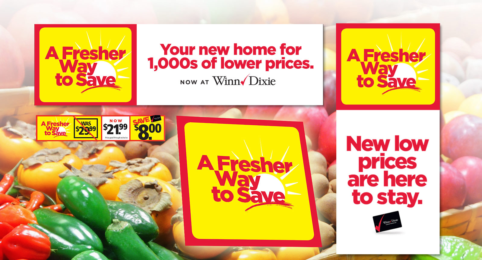 Grocery Store Fresh In-Store Signage Display - Morse Design