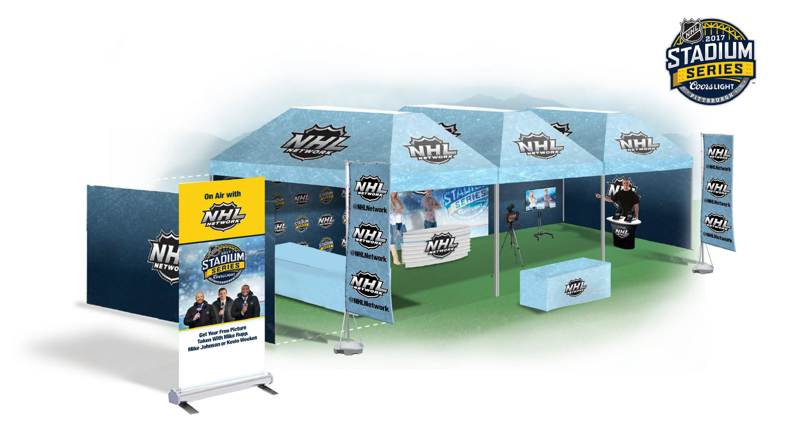 Hockey Event Activation - Morse Design